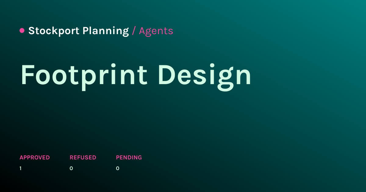 Agent Footprint Design - Applications & Team — Stockport